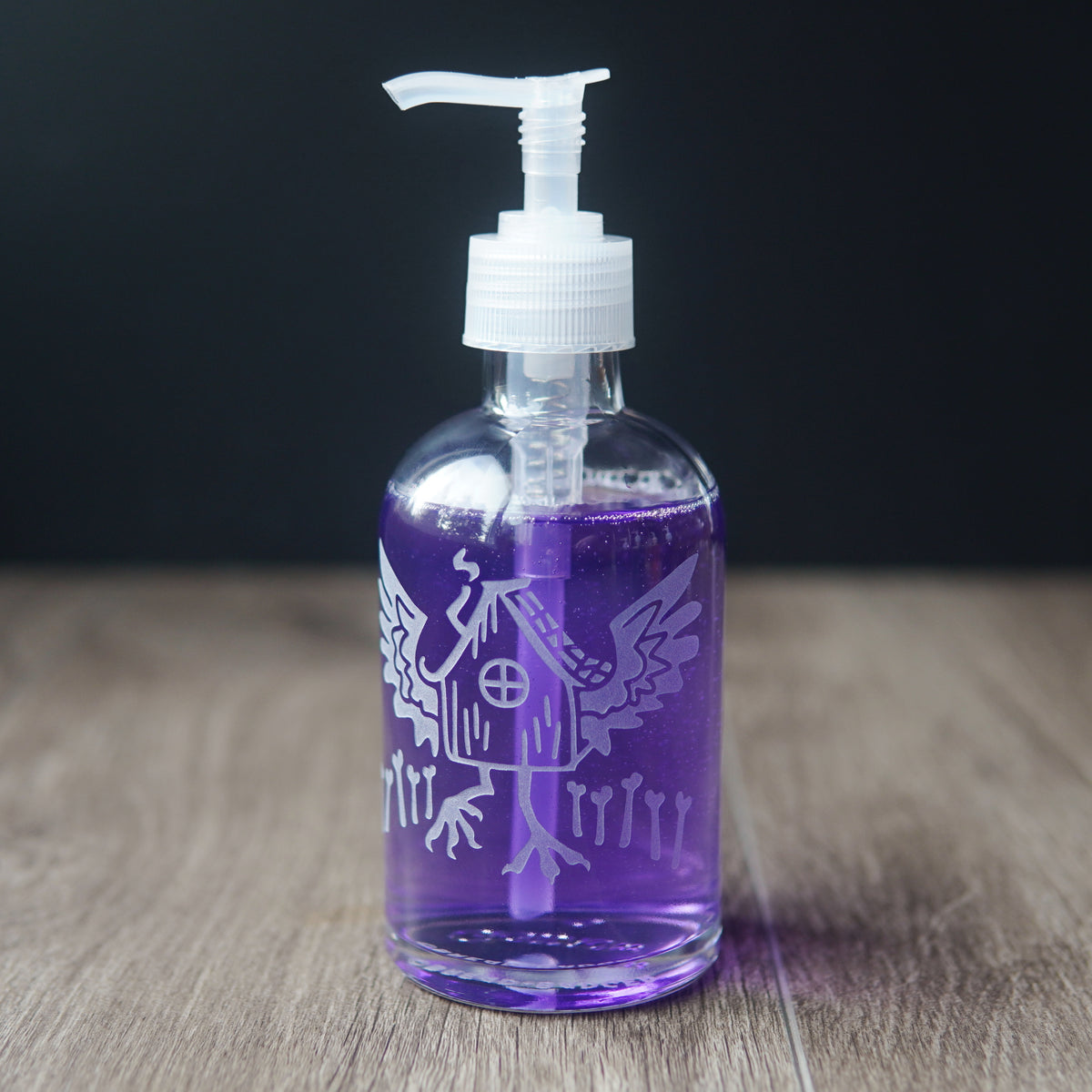 Baba Yaga Soap Dispenser - Recycled Glass Pump Bottle – Bread and Badger