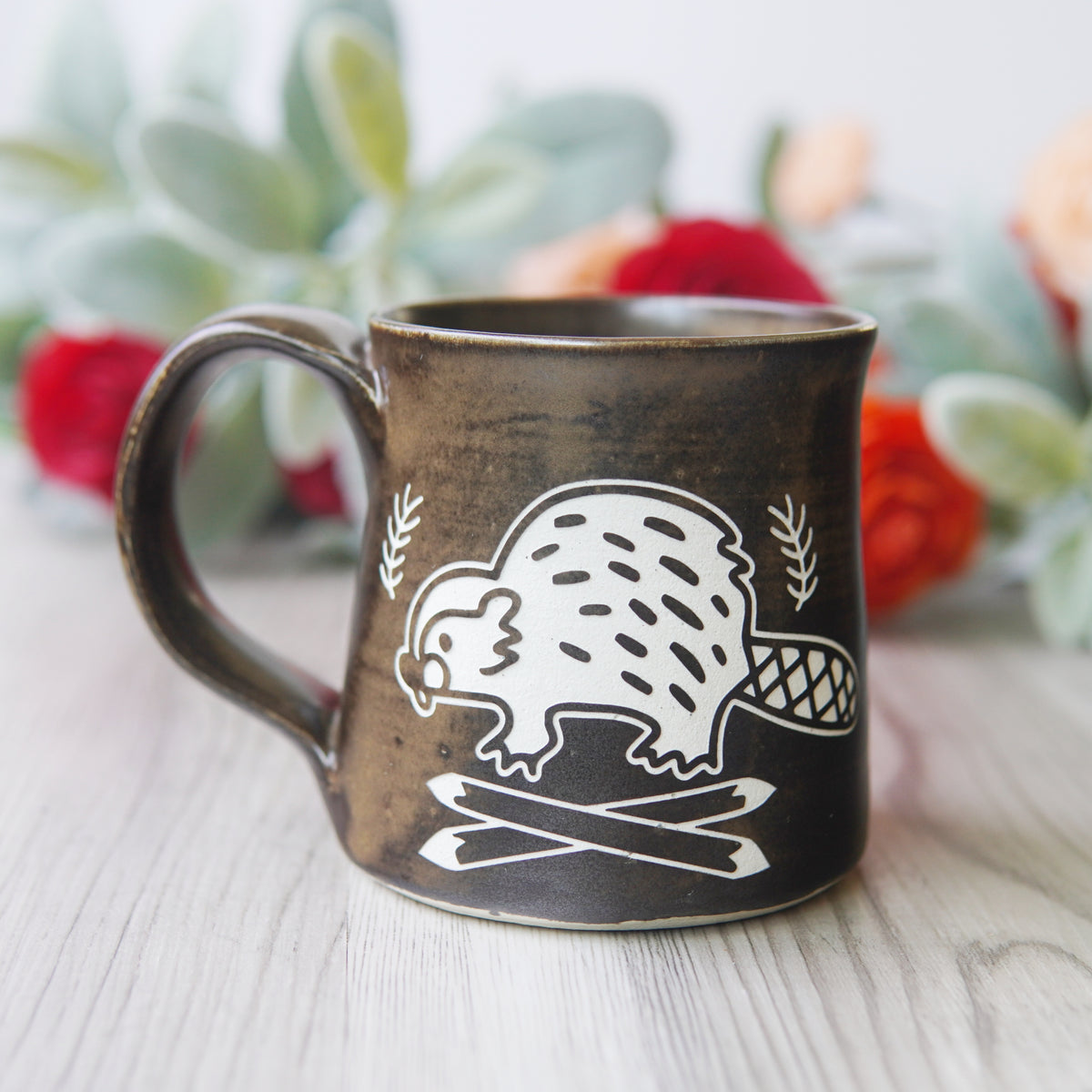 Beaver Mug - Hearth Collection Handmade Pottery – Bread and Badger